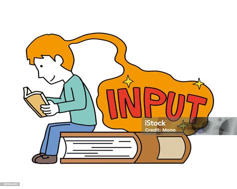 Input Male Stock Illustration Download Image Now Analyzing Book