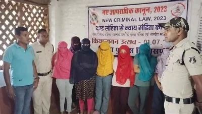Sex Racket रहयश कषतर म सकस रकट क भडफड 8 यवतय और 1 दलल गरफतर