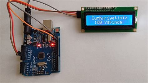 29 Arduino I2c Lcd Ekran Türkçe Karakterli Yazı Uygulamaları Ahmet