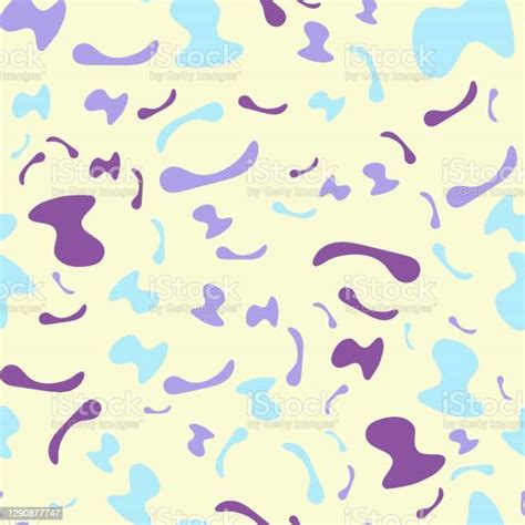 다채로운 요소와 추상적 인 원활한 패턴 아름다운 직물 이나 종이 인쇄 벡터 그림입니다 손으로 그린 유기 모양의 현대적인 배경 0명에 대한 스톡 벡터 아트 및 기타 이미지