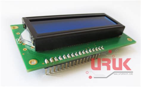 Lcd 2x16 Display Module Blue Backlight Uruktech