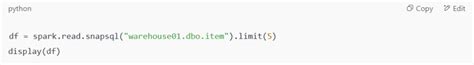 How To Use Pyspark Notebook In Microsoft Fabric Warehouse