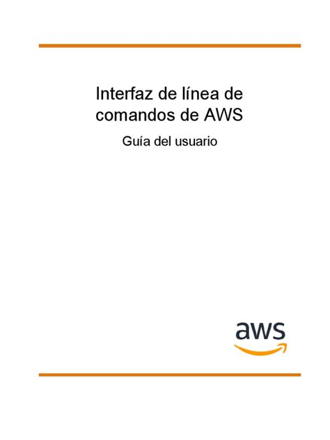 Aws Cli 2021 Pdf Interfaz De Línea De Comando Servicios Web De Amazon