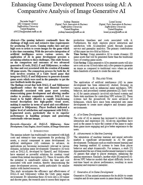 Davinder Singh On Linkedin Ieee Metroxraine2024 Gamedevelopment Artificialintelligence