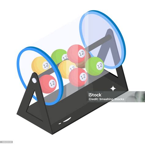 Check This Wellcrafted Isometric Icon Of Bingo Lottery Stock