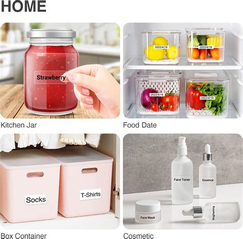 Buy SUPVAN Label Maker Machine With Tape E Mini Bluetooth Label Printer Wireless Connection