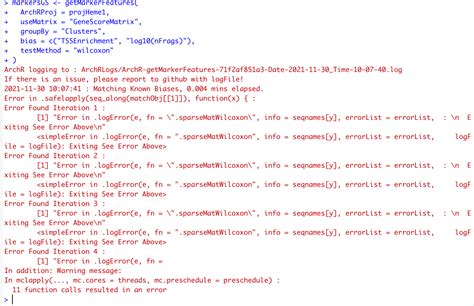 Errors In Using Getmarkerfeatures · Issue 1194 · Greenleaflabarchr
