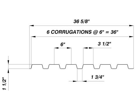 Metal Roof Deck Dimensions At Victor Bilodeau Blog