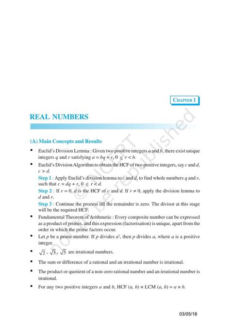 Ncert Exemplar Book For Class 10 Maths Chapter 1 Real Numbers