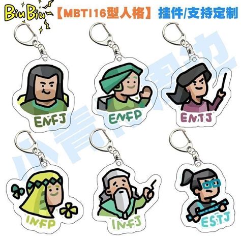 桃園出貨 Mbti16型人格亞克力鑰匙扣 Mbti吊飾 周邊書包掛件 包包吊飾飾品定制卡通禮物 蝦皮購物