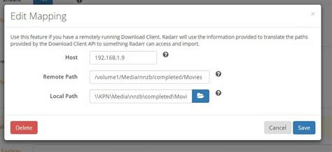 Need Some Help With Remote Path Mappings Radarr