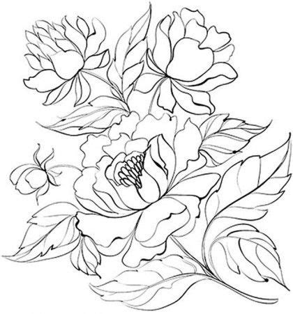 꽃그림 도안자료 밑그림 꽃이미지 스케치 Flower painting sketch Drawings Flower drawing Flower coloring pages