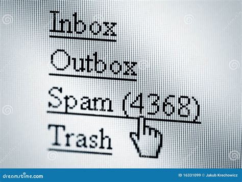 Spam Computer Screen Royalty Free Stock Images Image 16331099