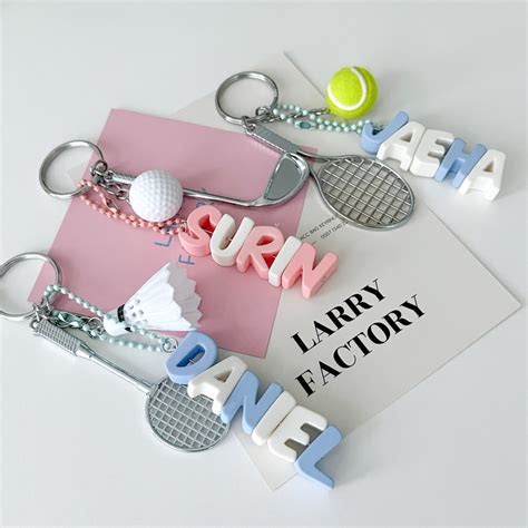 래리팩토리 스포츠 테니스 배드민턴 골프 농구 축구 배구 야구 탁구 볼링 가방 키링 위시버킷