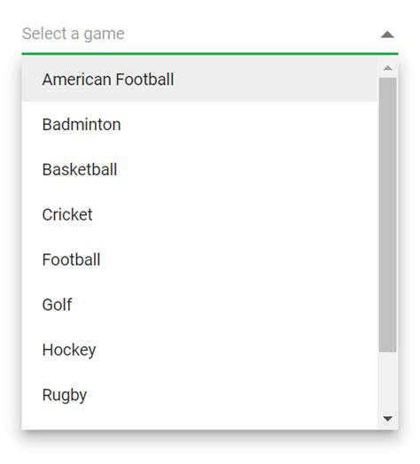 Style And Appearance In Blazor Dropdown List Component Syncfusion