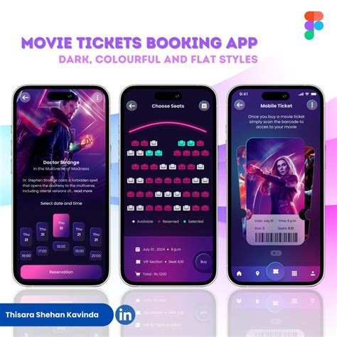 Thisara Shehan Kavinda On Linkedin Uidesign Figma Movieapp Darktheme Interactivedesign
