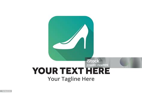 여성 신발 로고 여성 신발 간단한 로고 창조적 인 디자인과 플랫 스타일 색상 정체성과 비즈니스를위한 신발 로고 창조적 인 디자인