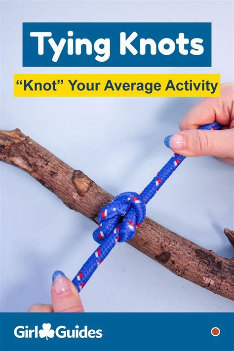 Tying Knots “knot” Your Average Activity Brownie Guides Brownies