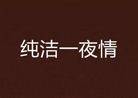 纯洁一夜情 百度百科