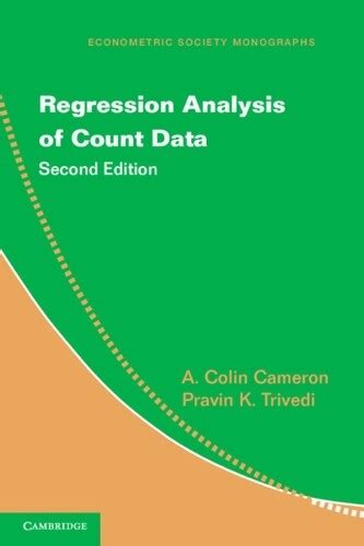 A Colin Cameron Pravin K Trivedi Regression Analysis Of Count Data Poche 9781107667273 Ebay