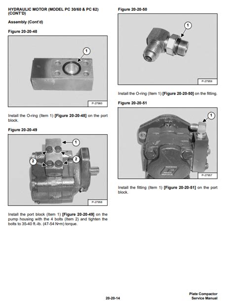 Bobcat Pc30 Pc60 Pc62 Plate Compactor Service Manual