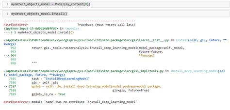 Attributeerror Module Name Has No Attribute In Esri Community