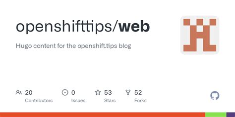 Github Openshifttipsweb Hugo Content For The Openshifttips Blog
