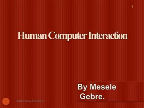 Chapter 3 Principles Of Hci Pptx Operating Systems Computer