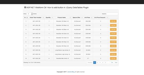 asp webform buttons in datatables jquery plugin asma s blog