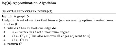 Solved Implement The Smart Greedy Vertex Cover Algorithm Chegg
