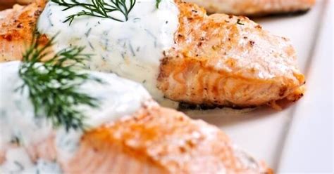Norwegian Salmon With Dill Sauce Seafood From Norway