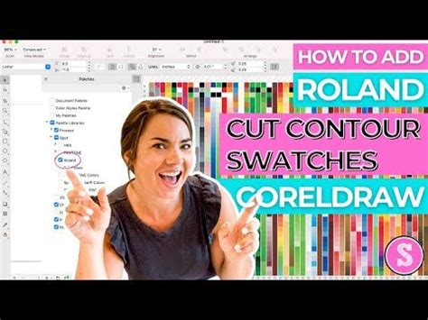 How To Add Roland Versaworks Swatches For CorelDraw