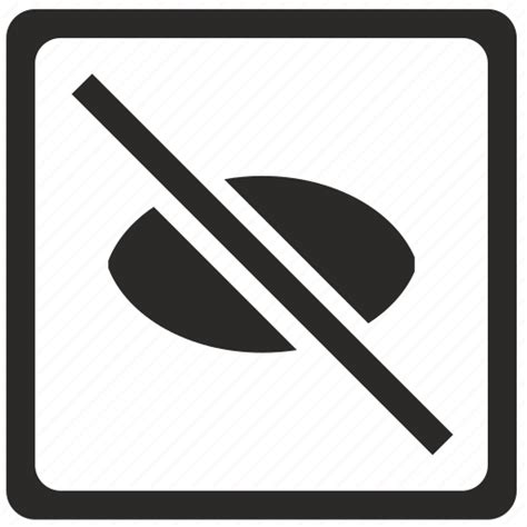 Cancel Preview Ui Unvisible View Icon Download On Iconfinder