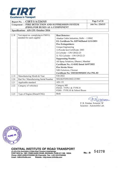 Fire Detection Suppression System For Bus Automatic At ₹ 42000 Piece In Mumbai