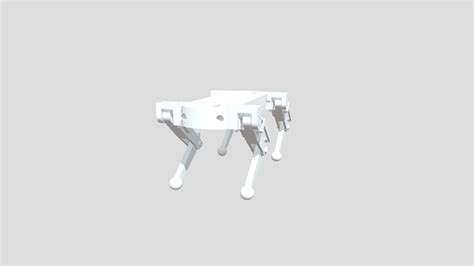 Ier Quadruped Robot V3 Download Free 3d Model By Domenicothe