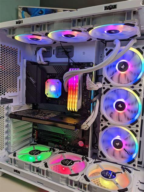 Build 140 White Cyber Knight Photogrammetry Workstation Top Flight Computers