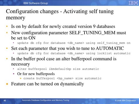 ppt automatic database configuration and memory tuning powerpoint