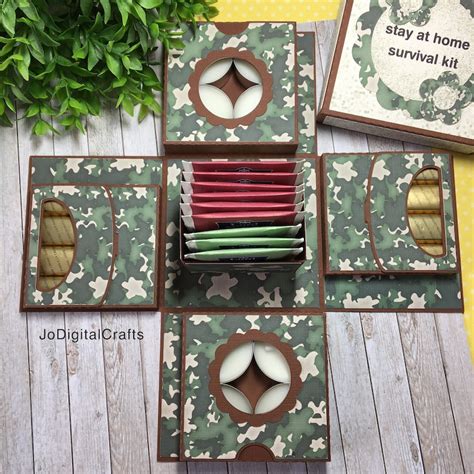 Exploding Box Svg Etsy