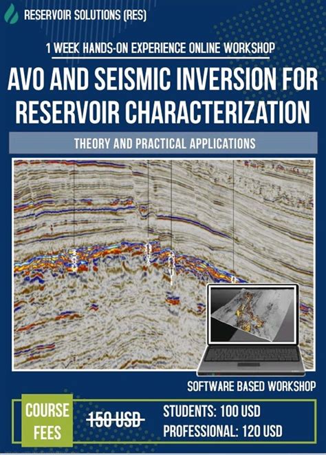Workshop Avo And Seismic Inversion For Reservoir Characterization