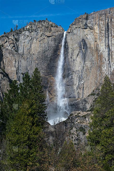 山景城埃尔卡皮坦约塞米蒂瀑布约塞米蒂国家公园加利福尼亚州美国