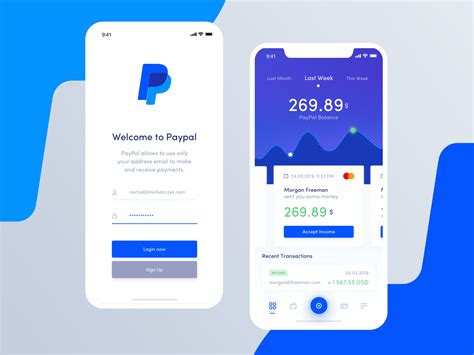 Paypal Redesign Concept Mobile Mobile App Inspiration App Design Inspiration Mobile App Design