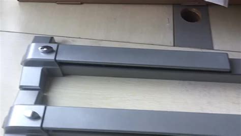 Fire Escape Door Lock Panic Push Bar Exit Device Emergency 800mm Size Lock Cylinder Is Optional