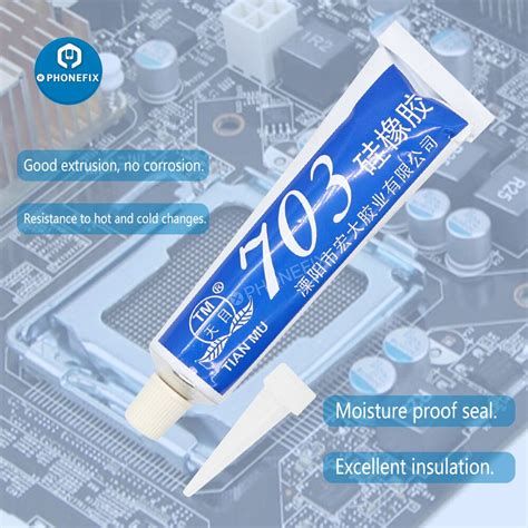 703 Adhesive Silicone Rubber High Temperature Resi Grandado