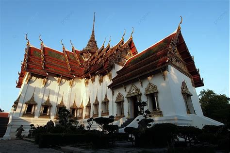 在泰國寺廟的美麗的亭子 照片背景圖桌布圖片免費下載 Pngtree