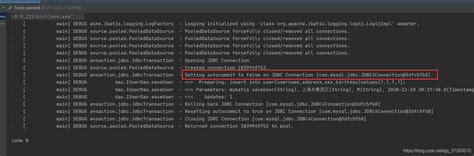 Setting Autocommit To False On Jdbc Connection 错误setting Autocommit To