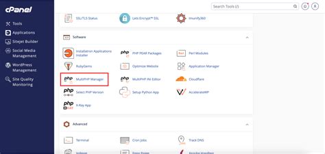 How To Update Php Version Using Multiphp Manager In Cpanel