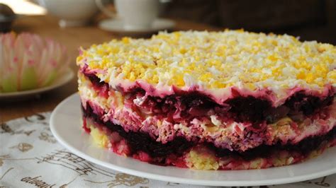 Салат на праздник Шуба Селёдка под Шубой Классический Рецепт🌟 ️ Салат на Новый Год 2022