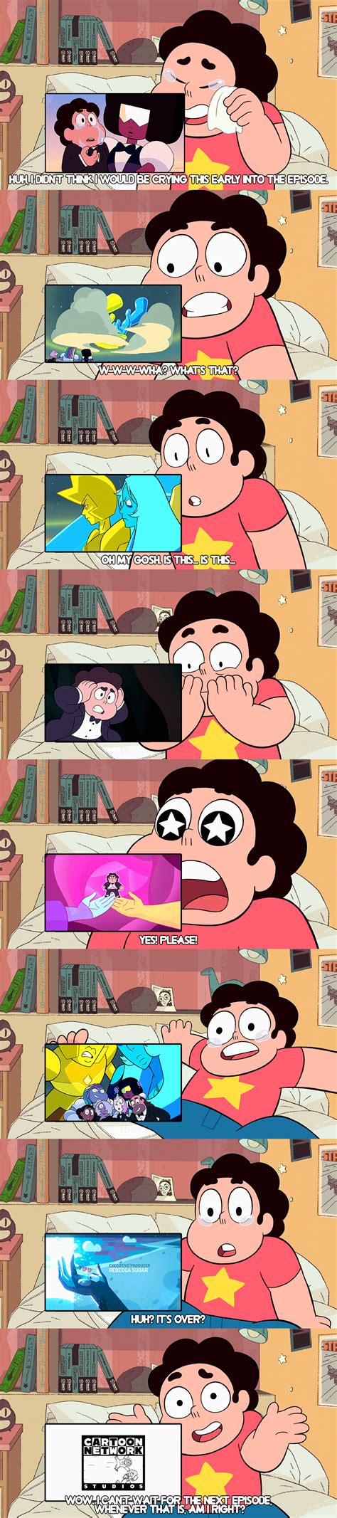 Steven Reacts To Reunited R Stevenuniverse