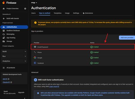 Free Extension To Sign Up Sign In With Email And Password Using Firebase Authentication