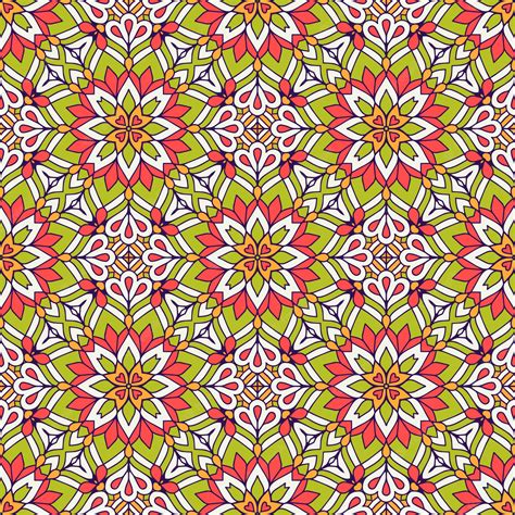 Premium Vector Decorative Geometric Tile Seamless Pattern